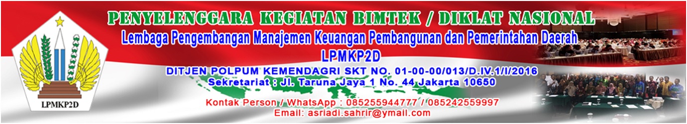 BIMTEK NASIONAL - INFO JADWAL BIMTEK NASIONAL